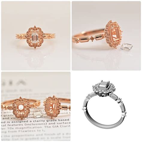 공주 거울을 모티브로 제작하고 있는 에메랄드 컷 종로 동화주얼리 결혼 예물 커플링 다이아몬드 전문