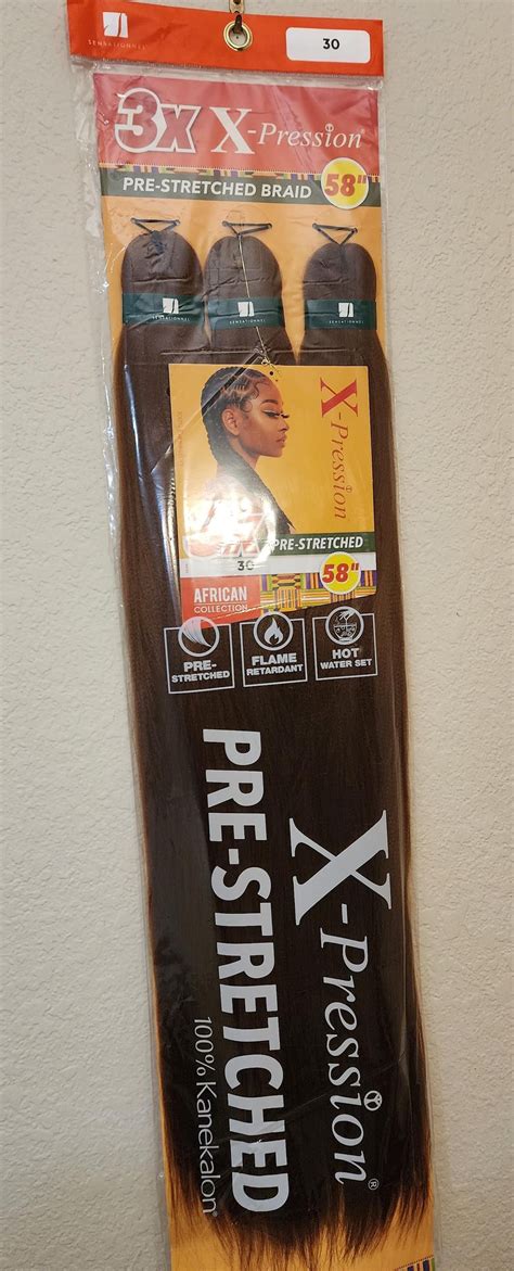 Color 30 X Pression Xpression Expression 58 Braiding Hair 3x Pre