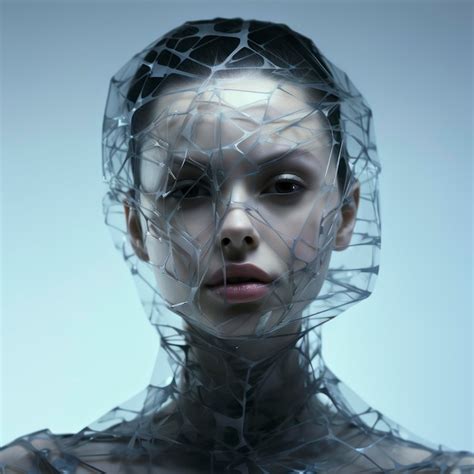 Premium Ai Image Futuristic Woman