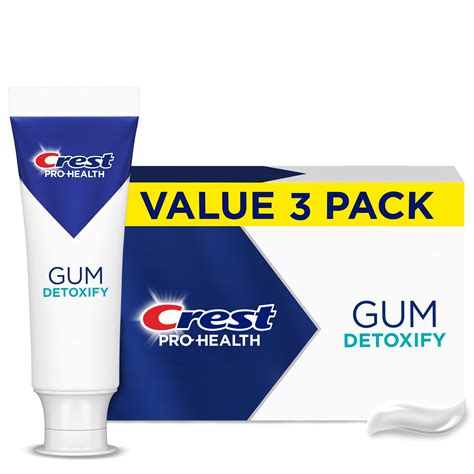 Crest Pro Health Gum Detoxify Deep Clean Toothpaste 48 Oz Pack Of 3