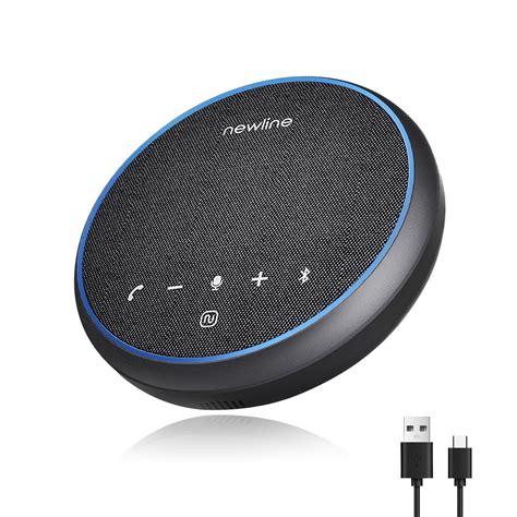 N Newline Conference Speaker Usb Bluetooth Microphone For Pc Noise Cancelling 360°voice
