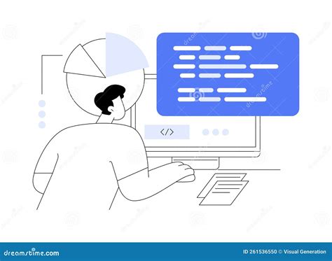 Information Technology Courses Abstract Concept Vector Illustration