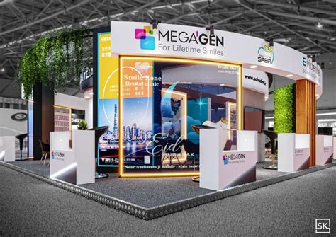 Megagen Exhibition Stand Design Exhibition Booth Design 2023 Island