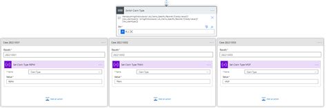 power automate “set variable” action fails inside “switch” action