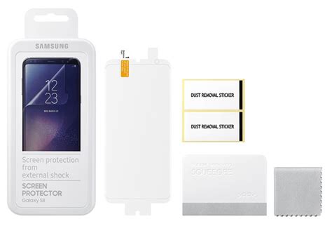 Official Samsung Galaxy S8 Plus Screen Protector Twin Pack