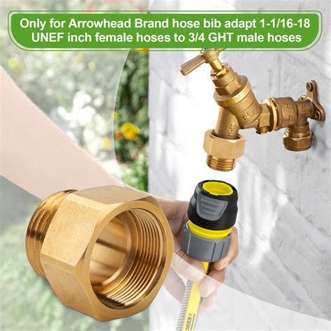 Hose Bib Adapter For Garden Faucet Extension Water Hoses