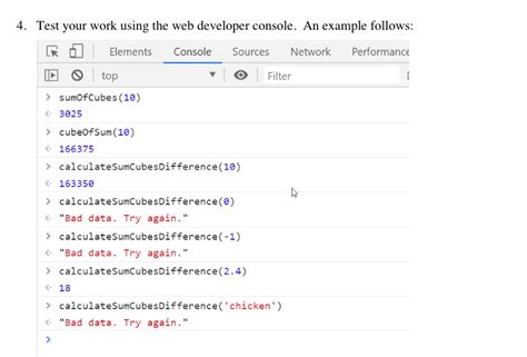 Solved JavaScript Math Assignment Sum Of Cubes Chegg
