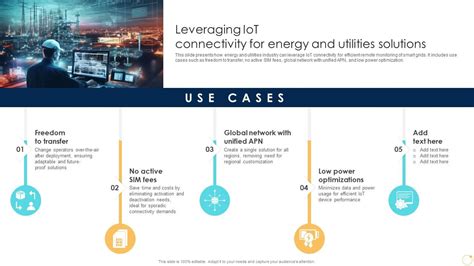 Leveraging Iot Connectivity For Energy And Utilities Solutions Enabling Growth Centric Dt Ss Ppt