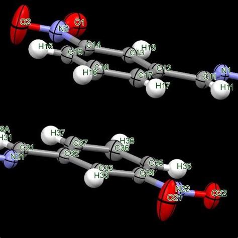 The Molecular Structure Showing The Atomic Numbering Of Compound 1a