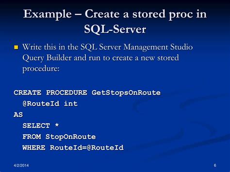 Ppt Ite 370 Sql Stored Procedures Powerpoint Presentation Free
