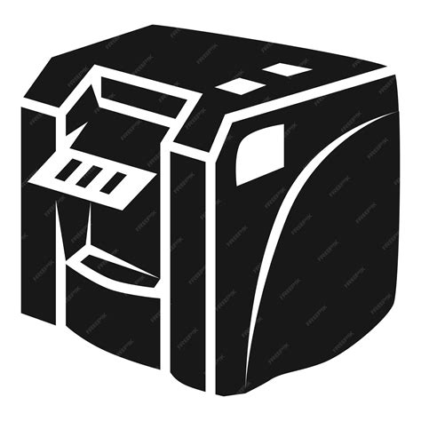 Premium Vector Desktop Printer Icon Simple Illustration Of Desktop