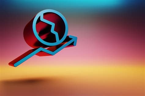 Premium Photo Beautiful Bluered Economic Crisis Arrow Up Symbol Icons