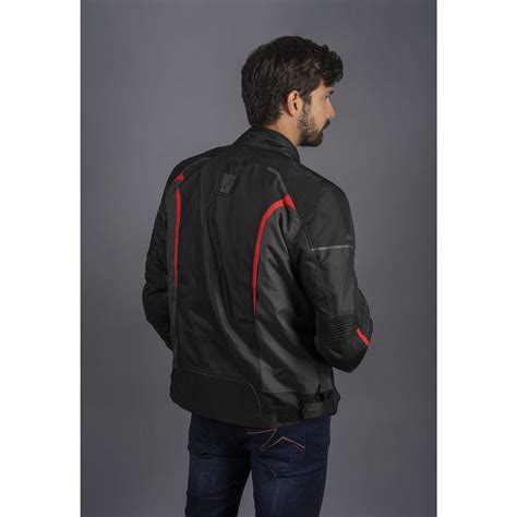 Ls2 Sepang Man Motorcycle Jacket Black Gray Red For Sale Online Outletmoto Eu