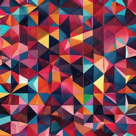 Geometric Pattern Geometry Shape Texture Abstract Background Premium Ai Generated Image