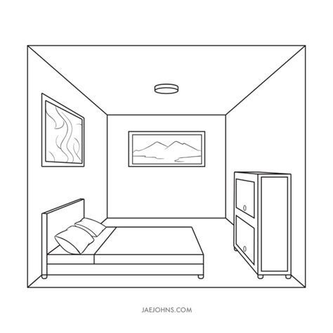 How To Draw One Point Perspective Interior Design Psoriasisguru