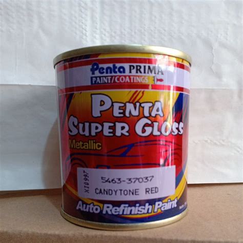 Jual Cat Penta Candytone Red Super Gloss 200ml Shopee Indonesia