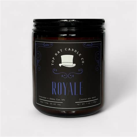 Royale Candle 7 Oz Top Hat Candle Company