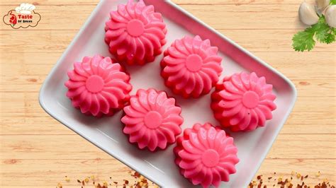 Rose Milk Pudding Delicious And Easy Recipe Youtube