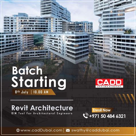 Cadd International Dubai On Linkedin Revit Revitarchitecture Training Cad Caddubai