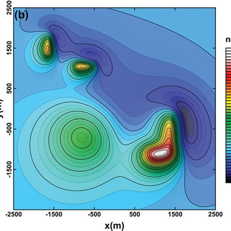 A Synthetic Model B Total Magnetic Anomaly And C Vertical Gradient Download Scientific
