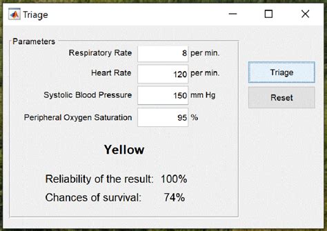 Main Window Of The Triage Program In The Matlab Environment Download