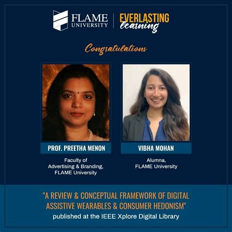 Flame University On Linkedin We Congratulate Dr Preetha Menon