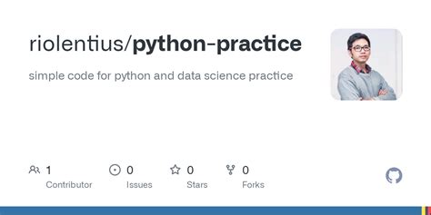 Github Riolentiuspython Practice Simple Code For Python And Data Science Practice