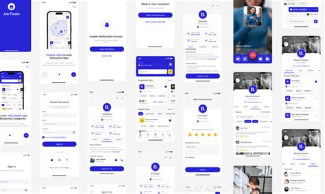 Job Finder App Ui Kit 70 Screens Insight Lancer