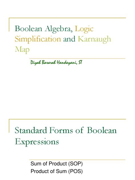 Sop Pos Kmap Download Free Pdf Teaching Mathematics Areas Of