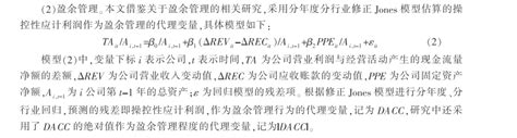 盈余管理、信息透明度数据2003 2022（修正琼斯模型） 经管之家