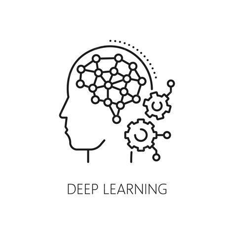 Premium Vector Deep Learning Line Icon Ai Artificial Intelligence