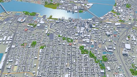 3d Model Jacksonville Downtown Florida Usa Turbosquid 1989014