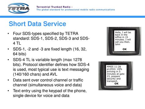 PPT TETRA Data Services Applications PowerPoint Presentation ID 589643
