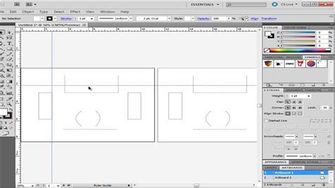 How To Use Grids Rulers And Guides In Adobe Illustrator Ruler Illustration Wellness Design