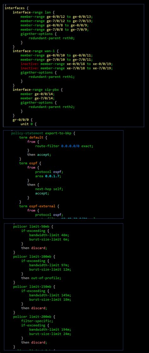 Securecrt Junos Keyword Highlighting R Juniper