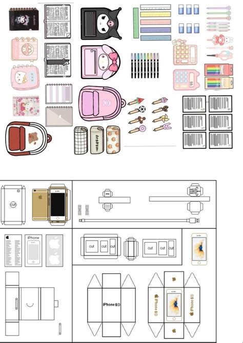 Бумажные Домики В Тетради Шаблоны