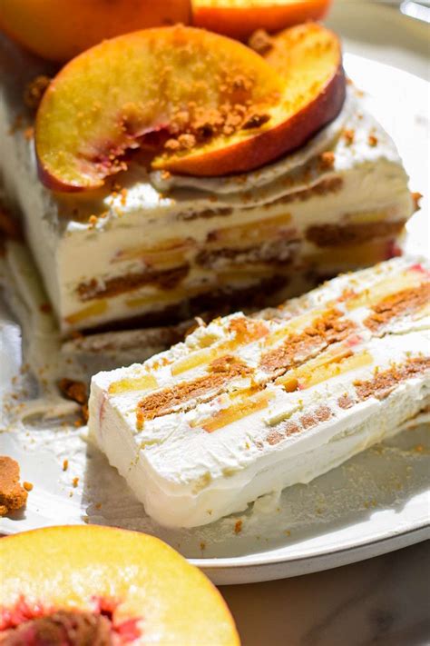 Bourbon Peach Icebox Cake Yejis Kitchen Stories