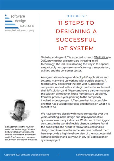 Designing A Successful Iot System Team Sds