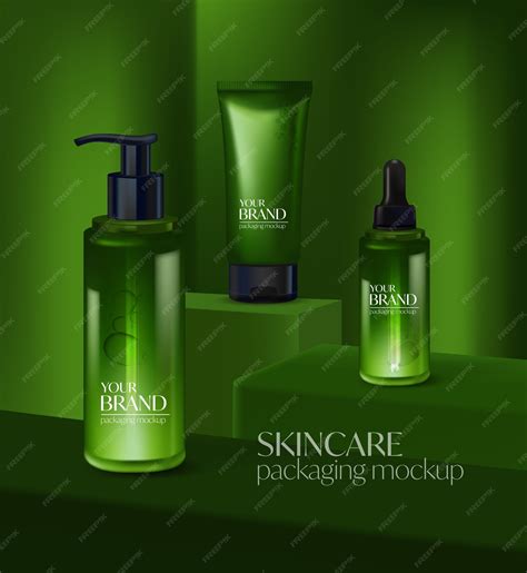 Premium Vector Set Cosmetic Package Design