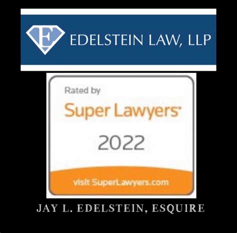 Congratulations To Our Very Own Jay Edelstein On Being Selected As Superlawyer For