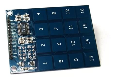 Teclado Matricial Touch Pad Ttp229 16 Canales Arduino Pic Mercadolibre