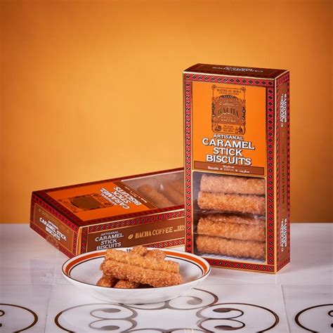 Caramel Stick Biscuits Bacha Coffee