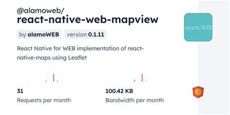 Alamoweb React Native Web Mapview CDN By JsDelivr A CDN For Npm And GitHub