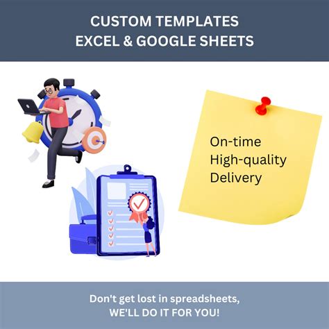 Custom Excel Templates Custom Google Sheets Templates Etsy