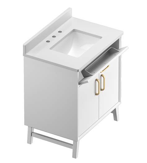 Wholesale Home Furniture Modern Mirrored Sanitary Ware Bathroom Vanity