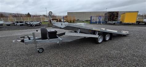 Porte Voiture Basculant Saturn Double Essieux