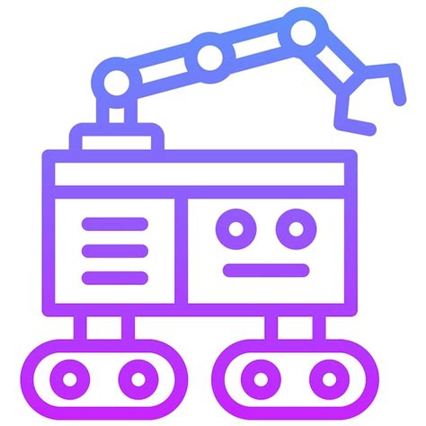 Premium Vector Autonomous Robot Vector Icon Illustration Of Robotics