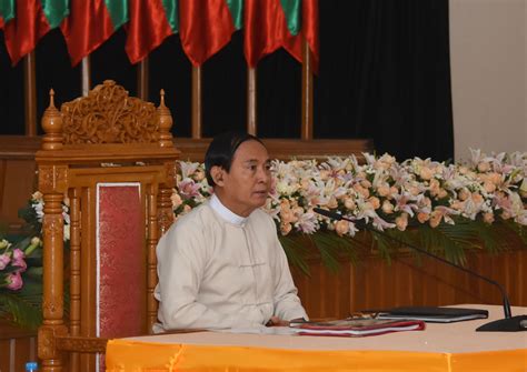 နိုင်ငံတော်သမ္မတ ဦးဝင်းမြင့် နေပြည်တော်ကောင်စီဥက္ကဋ္ဌ၊ နေပြည်တော်ကောင