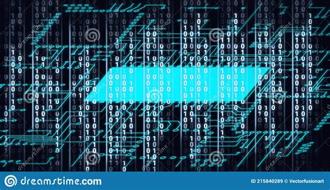 Composition Of Binary Coding Over Processor And Circuit Board Stock