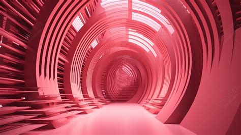 3d 렌더링으로 매혹적인 핑크 아크 리듬을 경험해보세요 그림자 배경 관점 배경 건축학 배경 이미지 Hd 그림자 관점 건축학 배경 사진 무료 다운로드 Lovepik